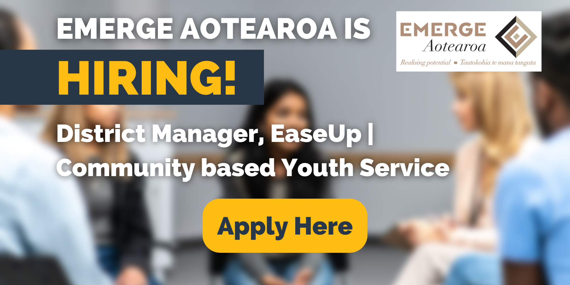 Job Opportunity: District Manager | EaseUp | Community based Youth Service